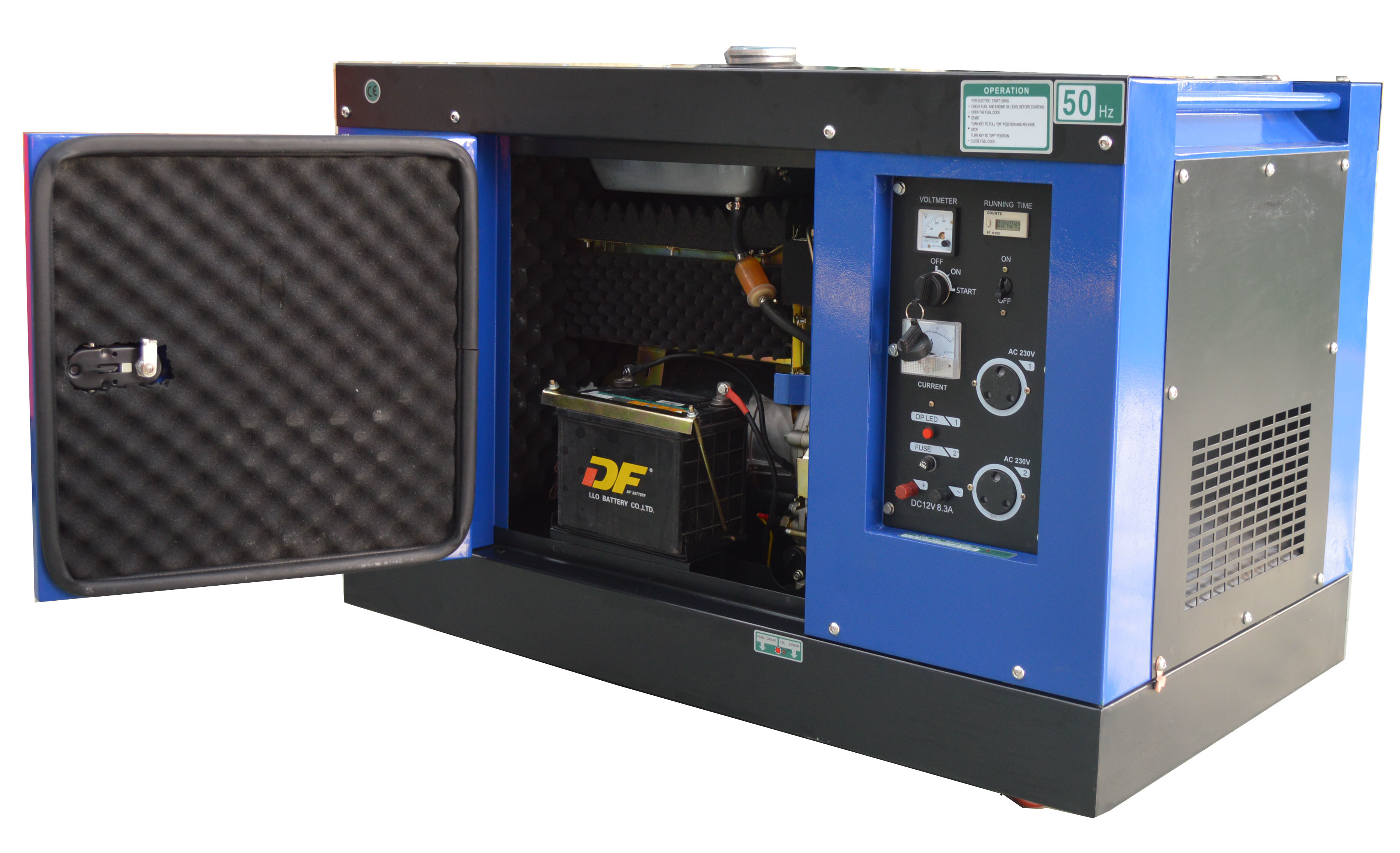 Super Silent 6.5kw Small Portable Generators With Electric Start ATS ... Super Silent 6.5kw Small Portable Generators With Electric Start ATS ...