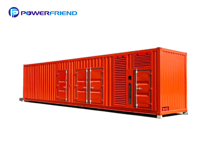 40FT Container Silent Generator Set , 1000kw 1250kva Water Cooled ...