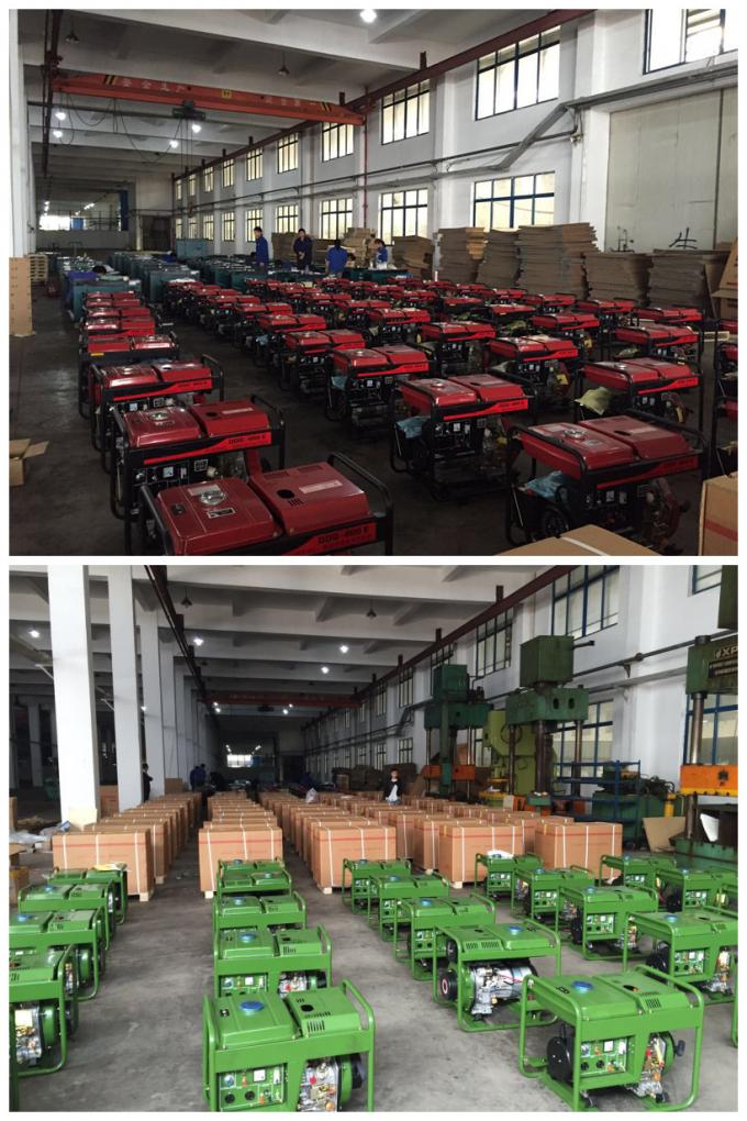 Yellow 6kva Small Portable Generators Electric Genset 3000rpm 3600rpm