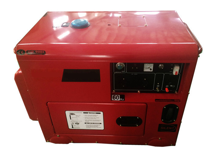 Electric Start 5kVA Portablel Diesel Small Portable Generators , AC ...