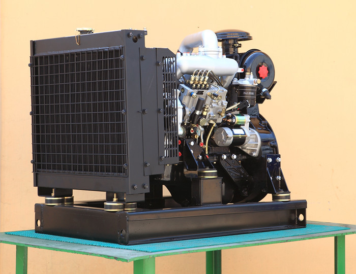 Silent Type Industrial Diesel Engines , 4 Stroke Air Cooled Diesel Engine