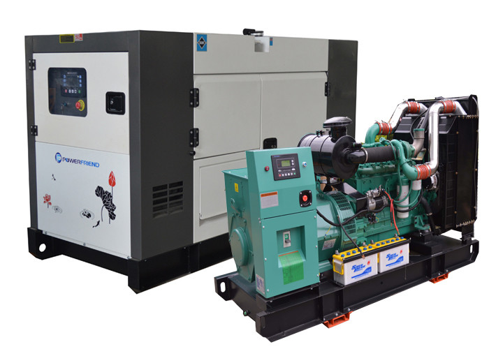 Cummins 60KVA diesel generator set Super silent 68dB level white color ...