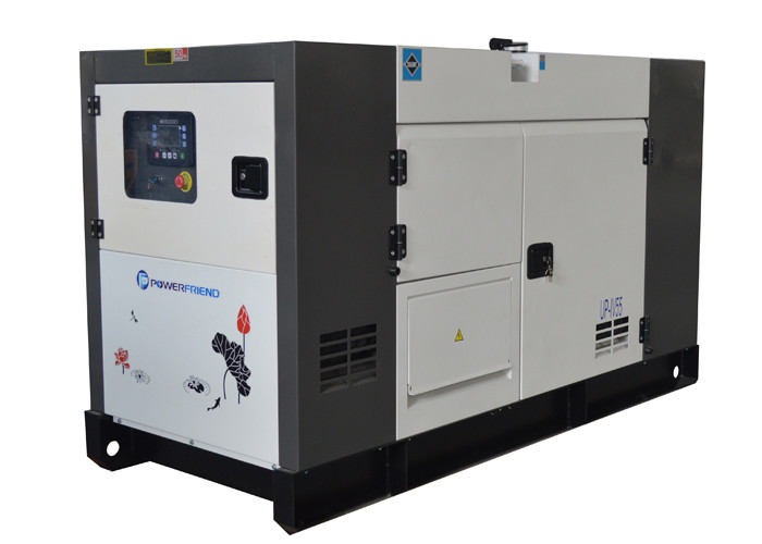 Cummins 60KVA diesel generator set Super silent 68dB level white color ...