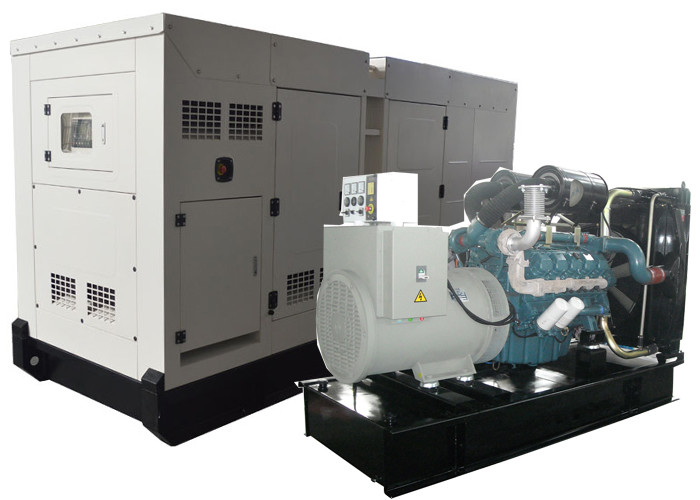 600kw Doosan diesel generator soundproof type Korea engine DP222LC