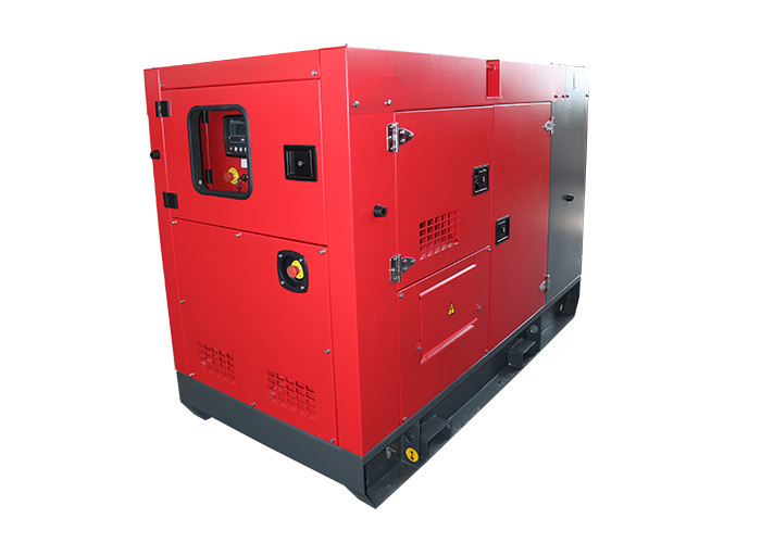 GP28FWS Red Silent Diesel Generator Set Genset Famous High Performance ...
