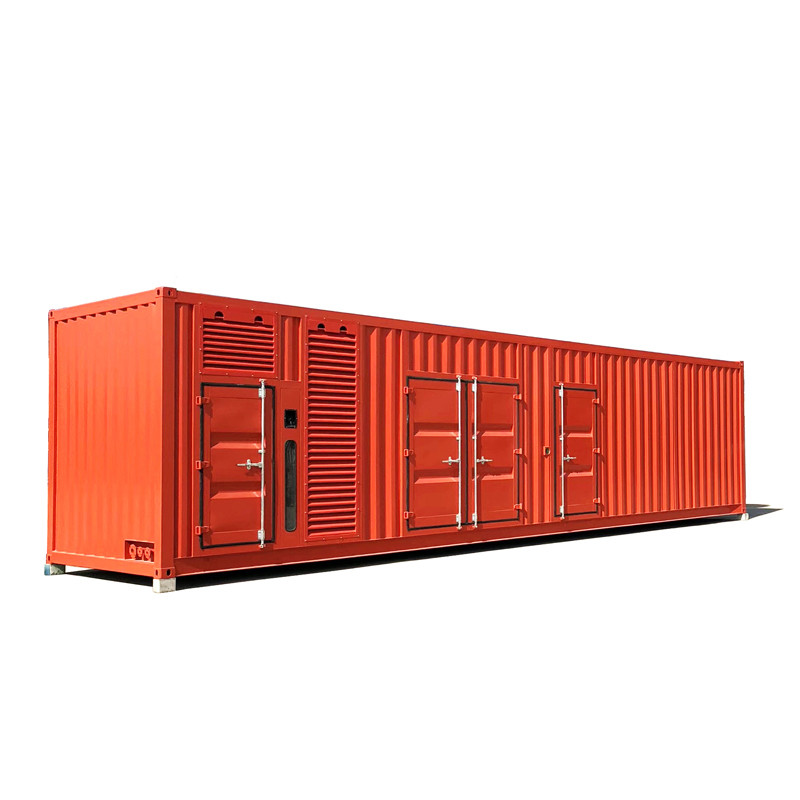 40FT Container Silent Generator Set , 1000kw 1250kva Water Cooled ...