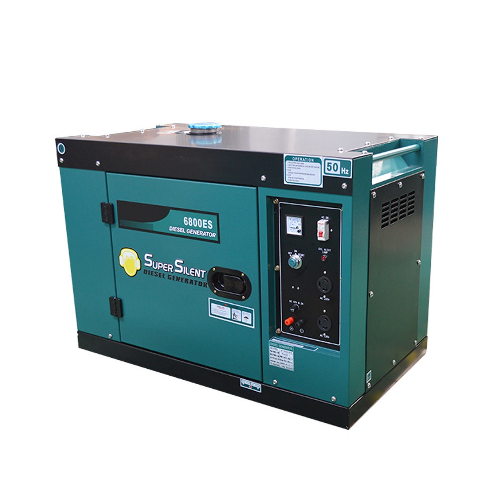 AC Single Phase 220V Small Portable Generators With Wheels Diesel ...