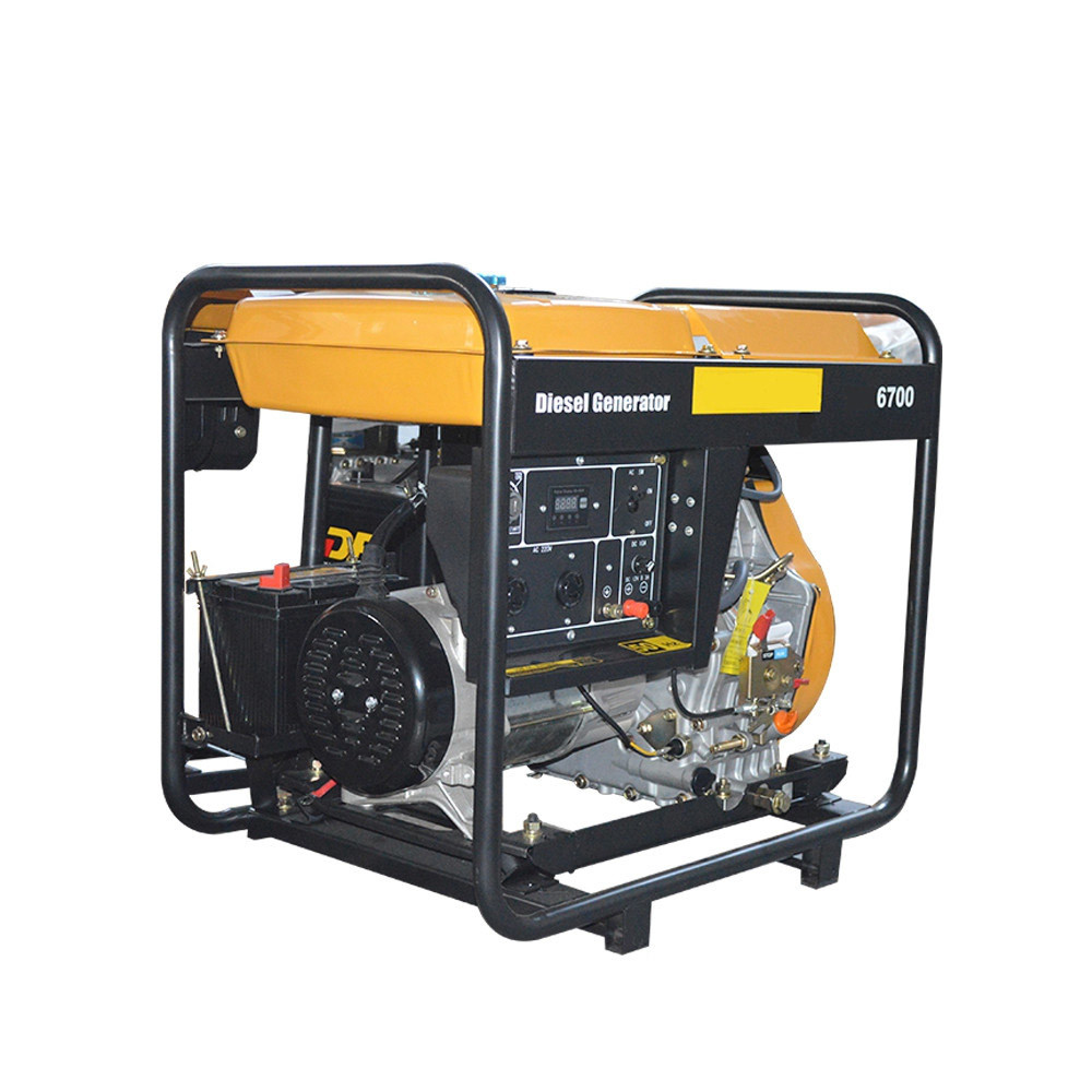 Rated Power 7kw Small Portable Generators Soundproof Type Dynamo Generator