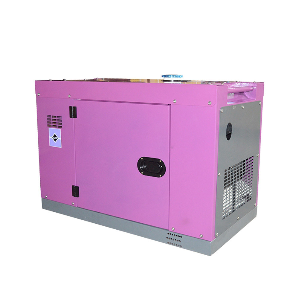 Electric Start 6kw Small Portable Diesel Generators With Wheels For House