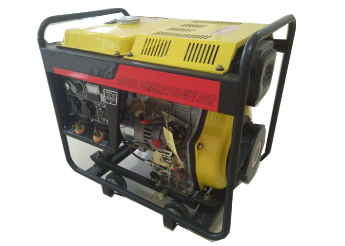 Yellow color 100% copper 180A welder small portable generators moveable