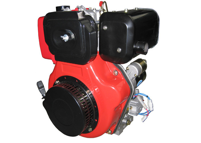 Red color High Performance Diesel Engines 1 cylinder air cooled ...